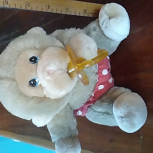 Russ | Toys | Vintage Russ Baby Chee Chee Monkey Wpacifier Red Diaper ...